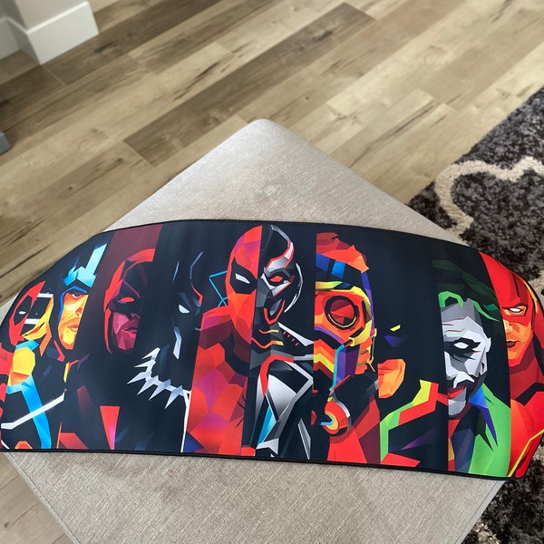 Gaming Desk Mat, Geek Placemats, HD Colorful Large Desk Pad, Eco ...