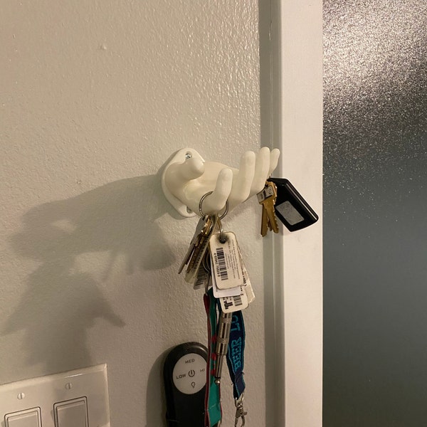 Helping Hand Wall Mounted Key Holder / Wallet Holder / Glasses Holder ...