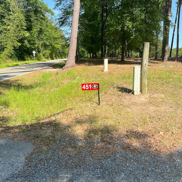 Georgia Fan Gift Gift for Him UGA Graduate Gift Metal Address Sign Dawg ...