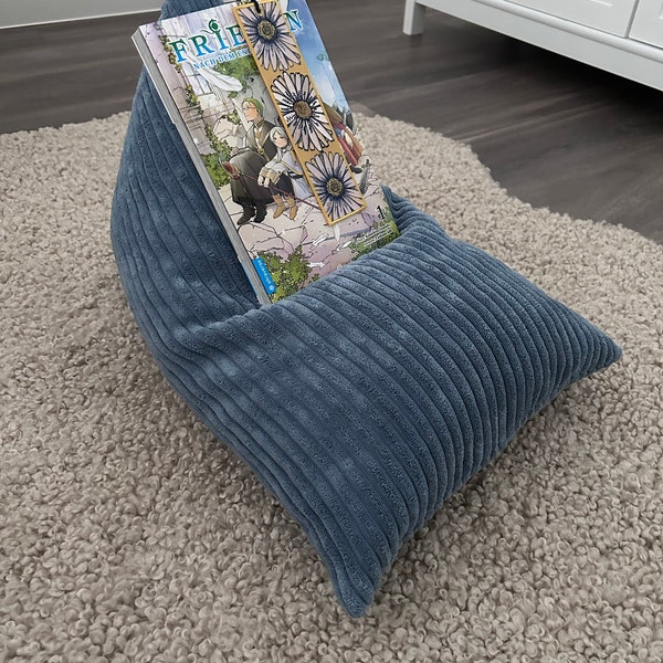 Corduroy Pyramid Pillow: Tablet & Book Stand, Sofa Cushion - Etsy