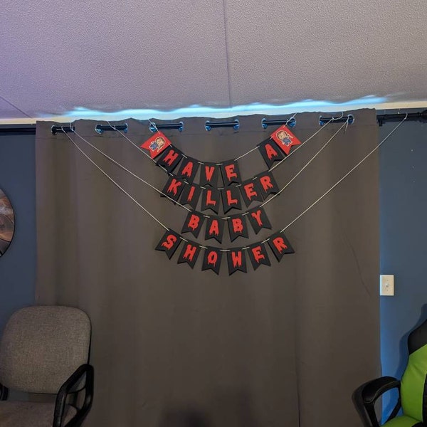 Killer Birthday Horror Birthday Banner Scary Party Decorations ...
