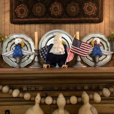 Primitive Eagle Decoration, Patriotic Bald Eagle, Primitive Americana ...
