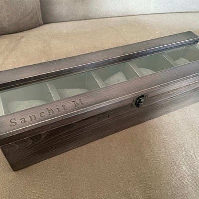 Men's Valet, Watch Case, Valet Box, Watch Box for Men, Boyfriend Gift ...