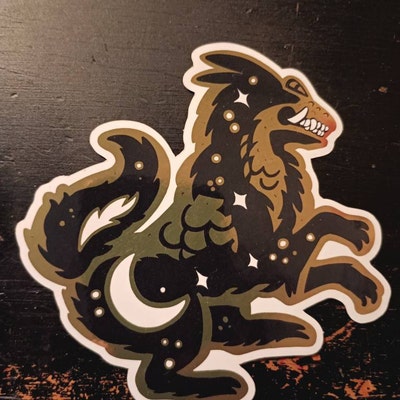 Monsterlover Maw Round Sticker PINK furry Monsterfucker - Etsy