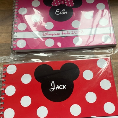 Minnie Mouse Personalised Autograph Book - Etsy