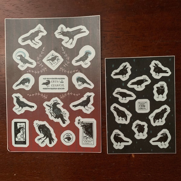Crow Council Stickers - Etsy