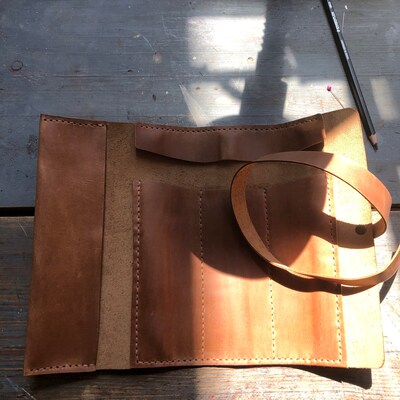 Leather Roll, Artist Roll, Leather Pencil Roll, Leather Pencil Case ...