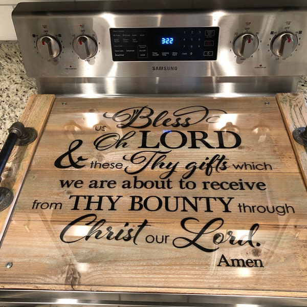 Kitchen Blessing-dining Room Blessing- Vinyl Wall Decor-bless Us Oh ...