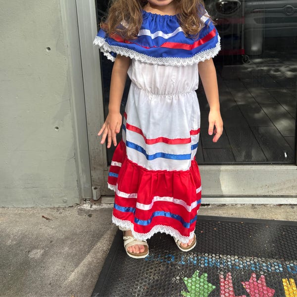 DOMINICAN REPUBLIC DRESS, Puerto Rico Dress, Costa Rica Dress ...