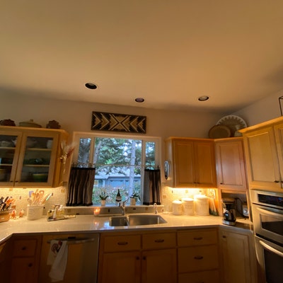 Navajo, Geometric Wood Wall Art, Wood Wall Art, Native American Wood ...