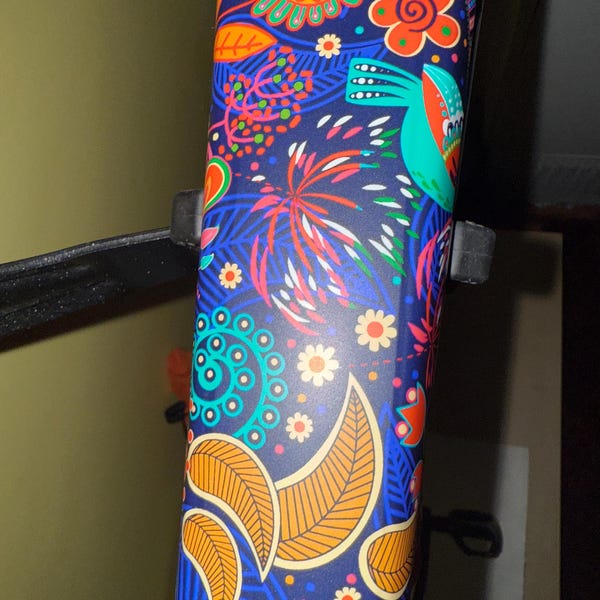 Neon Topographic Map Bicycle Frame Protector Decals, Bike Protection ...