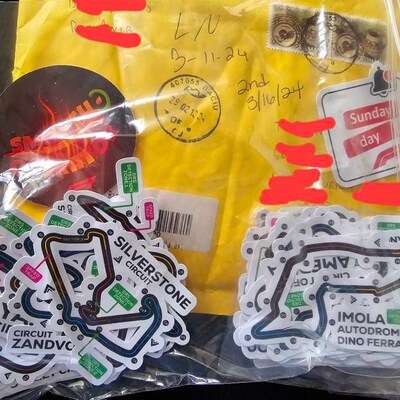 Formula 1 Stickers With All 20 Drivers 2024, F1 Stickers Pack, Lando ...