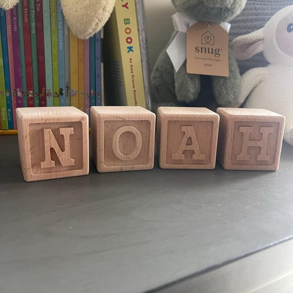 Personalized Baby Blocks, Alphabet Set for Kids, Baby Name Sign ...