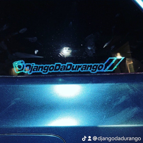 2x Sports Car Silhouette Instagram IG Decal Window Sticker Racing JDM ...