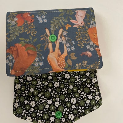 Forest Animals Coin Purse, Clasp Purse, Fabric Purse, Metal Frame Purse ...