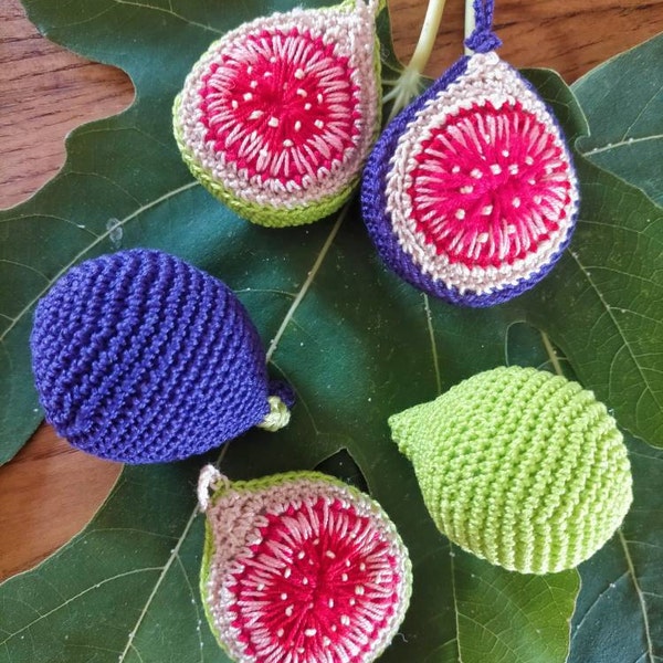 Fig Fruit Crochet Pattern - Etsy