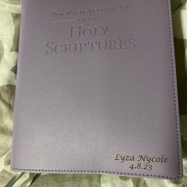 Bible Cover Jw - Flexibly Bible Cover - Jw Gift - Pioneer Gifts - Jw ...