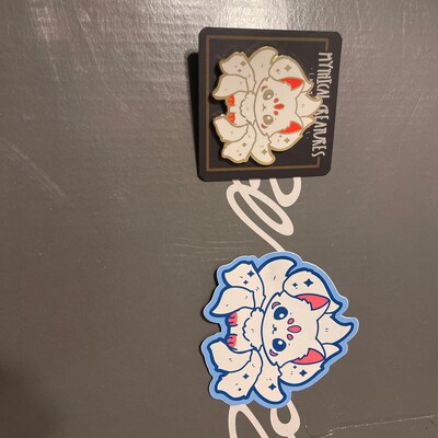 Mythical Cryptid Creature Kitsune Hard Enamel Pin - Etsy