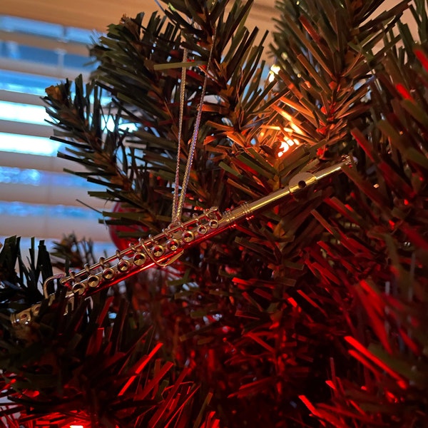 Flute Ornament, Flute Gifts, Flute Decor, Gift for Musicians, Musical Instruments, Music Gift ...