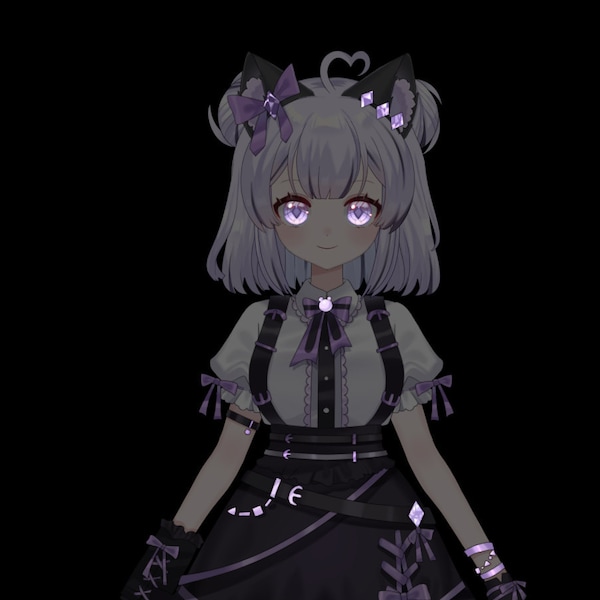 Premade Female Vtuber Live2d Vtuber Model/commercial Use Ready to Use ...