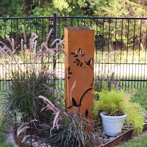 Outdoor Privacy Screens Circle Pattern Decorative Screens Large Metal ...