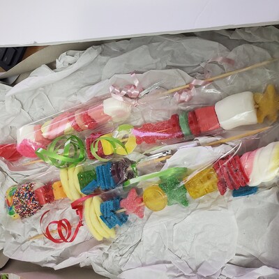 Luau Candy Kabobs sets of 4 - Etsy