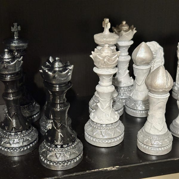 3D Printed Hexchess Set the Royals - Etsy