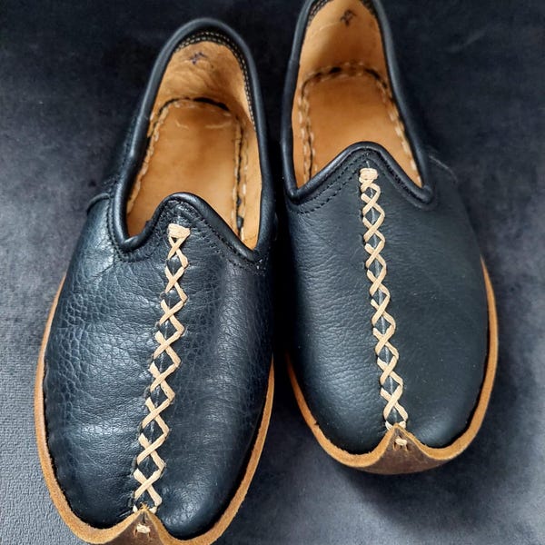 Natural Brick Color Medieval Leather Ankle Boots - Handmade Leather ...