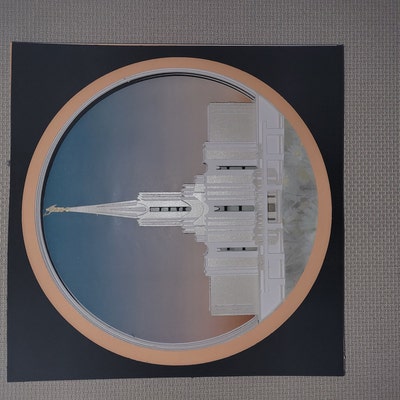 Layton Utah LDS Temple 3D Shadow Box - Etsy