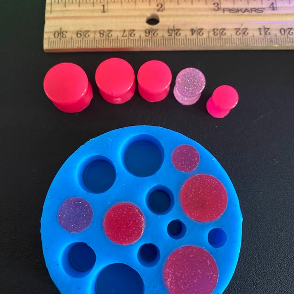 Silicone Mold Plugs (7 Sizes to Choose From) - Round Tunnels - Forms ...