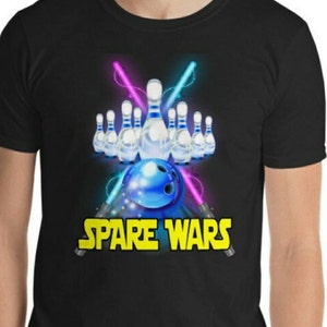 Spare Wars Matching Bowling Team Short sleeve Unisex T shirt Etsy