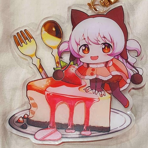 Homura (moe) - Madoka Magica / Keychain - Etsy