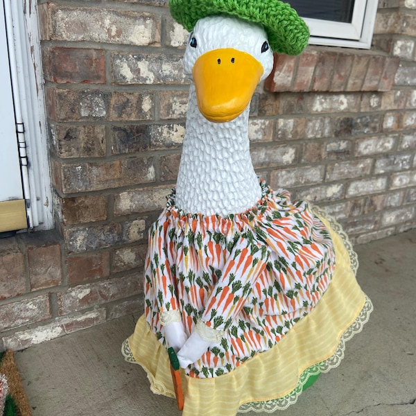 Best Dressed Goose Geese Clothes Outfit 25-27" LARGE Easter Dress and ...