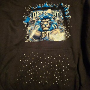 Distressed/vintage Detriot Football PNG. - Etsy