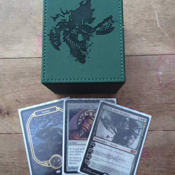 Customized Engraved White Final Fantasy FF, MTG 300+ Card Box ...