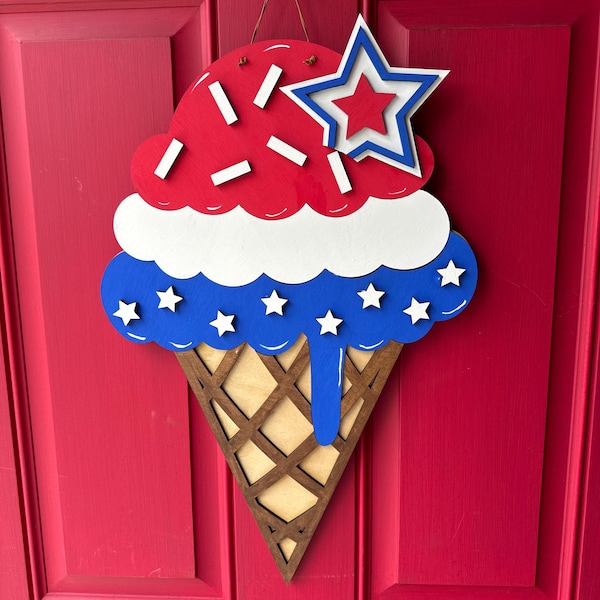 Hello Summer Polka Dot Popsicle Door Hanger Popsicles and Summer DIY ...