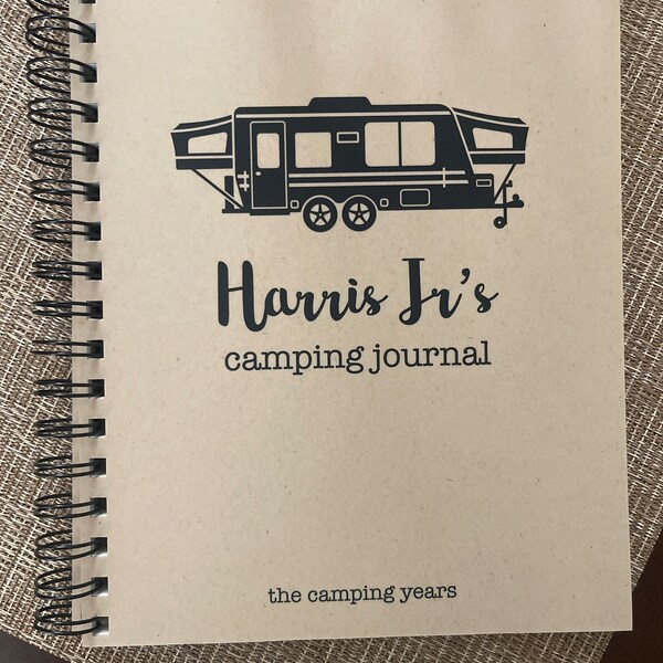 Camping Journal, Travel Log, Full Time RV Journal, Traveling Journal ...