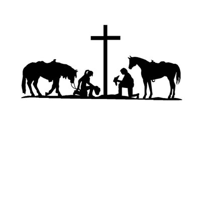 Farm Family Praying SVG Digital Download Farmers Kneeling at the Cross ...