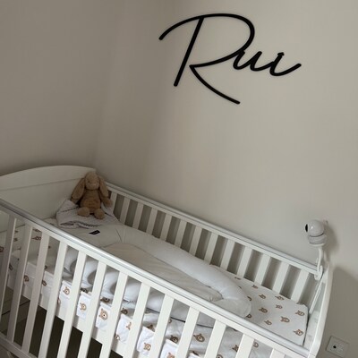 EXTRA LARGE 80cm Decorative Wooden Sign SCRIBBLE Font Wall Art Home ...