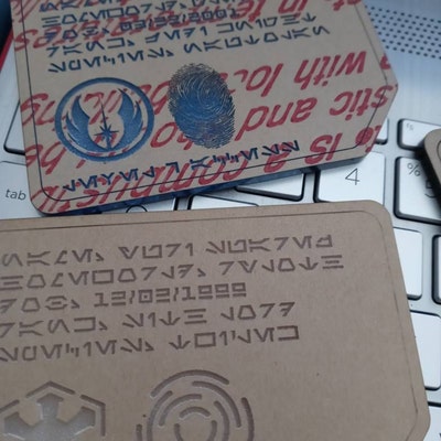 Star Wars Universe ID Card - Etsy