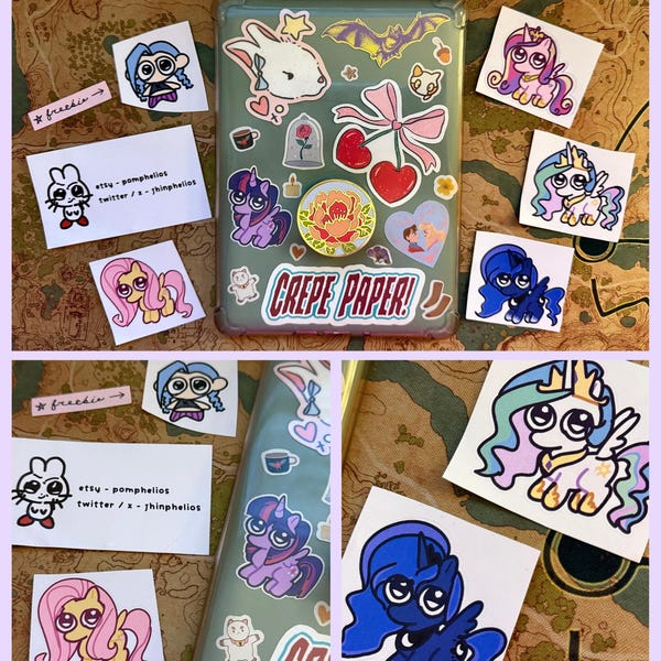 Mlp My Little Pony Scrimblo Stickers - Etsy