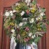 Year-round All Season Wreath for Front Door, White Stephanotis Spring ...