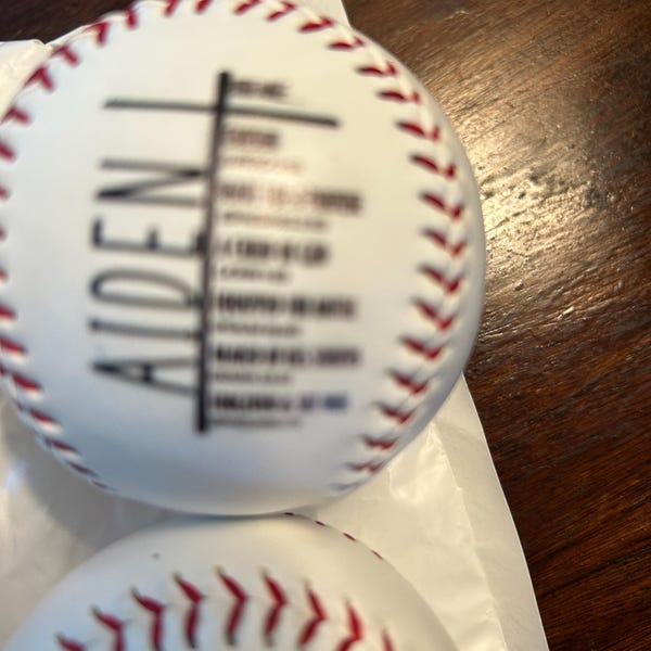 Personalized Christian Baseball, Religious Gift, First Communion Gifts ...