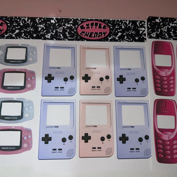 Multicolor Y2K Aesthetic Sticker Sheets – Magazine Cutout Letters ...