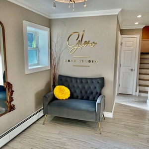 Custom Halo Led Wall Logo 3D Custom Led Sign Illuminated - Etsy