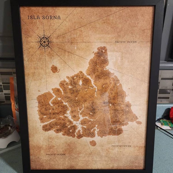 Jurassic Park Isla Sorna Map Poster: the Lost World, Site B - Etsy