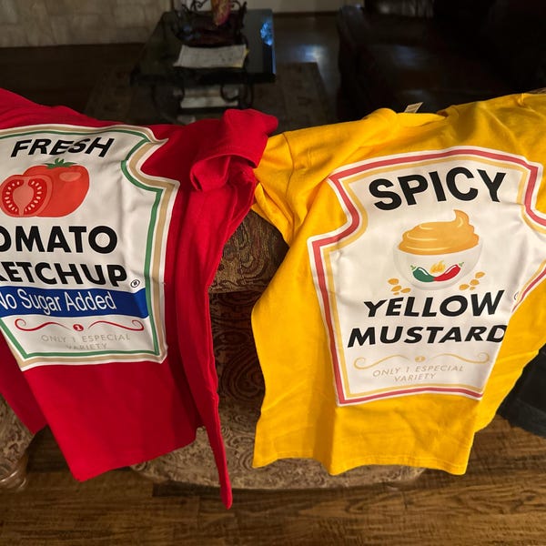 Group Condiments Shirts | Matching Condiment Halloween Costume Party ...