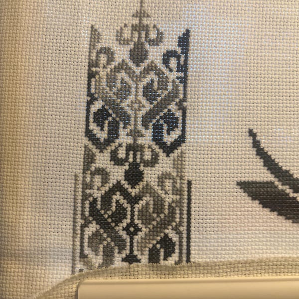 Cross Stitch Pattern Sampler, Square Tile Cross Stitch Pattern ...