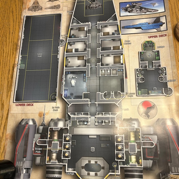 Exeter- Tramp Freighter: Starship Miniature for Starfinder, A Billion ...