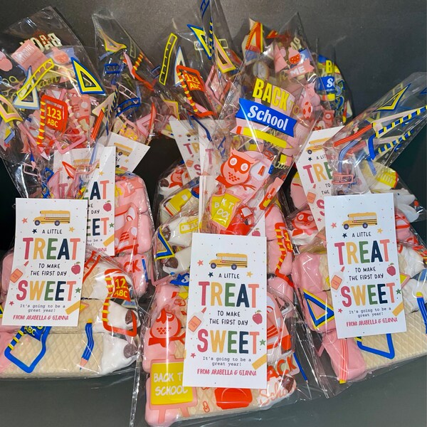 Printable A Little Treat to Make the First Day Sweet Tag, Back to ...